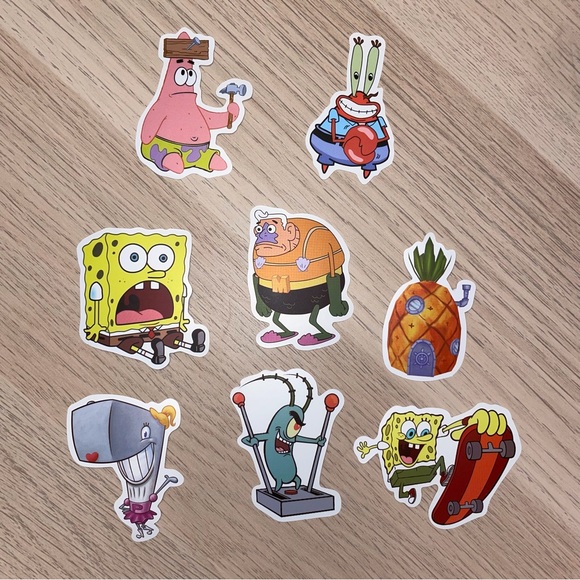 Art | Spongebob Stickers 8 | Poshmark